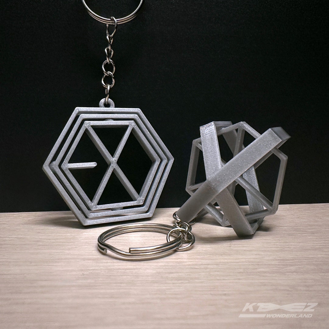 EXO Logo Keychain, Gyroscope Fidget Spinner, 3D Printed, Kpop, EXO-L - Etsy