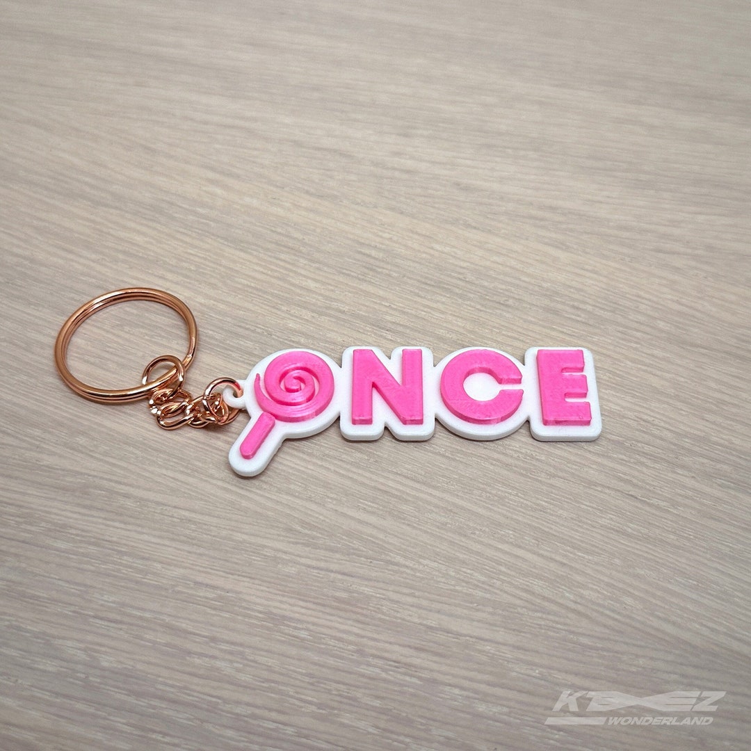 TWICE Once Keychain, 3D Printed, Kpop - Etsy