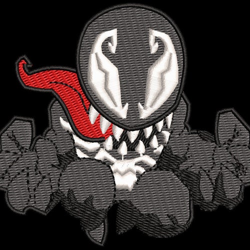 Mini Venom Embroidery File Design Pattern Dst Exp Pes - Etsy