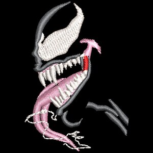 Venom Embroidery Design File Low Stitch Count Dst Exp Pes Jef - Etsy Canada