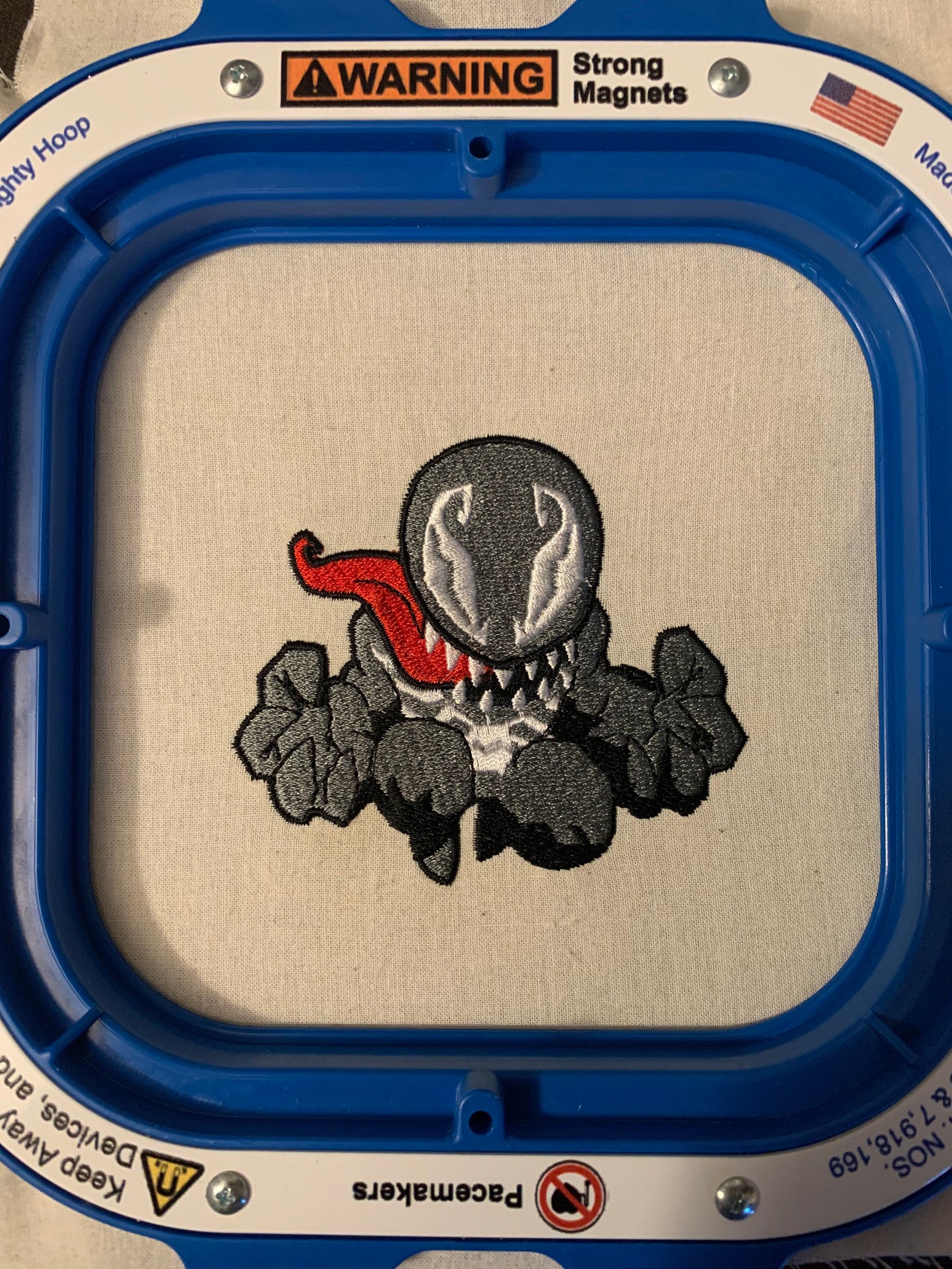 Mini Venom Embroidery File Design Pattern Dst Exp Pes - Etsy