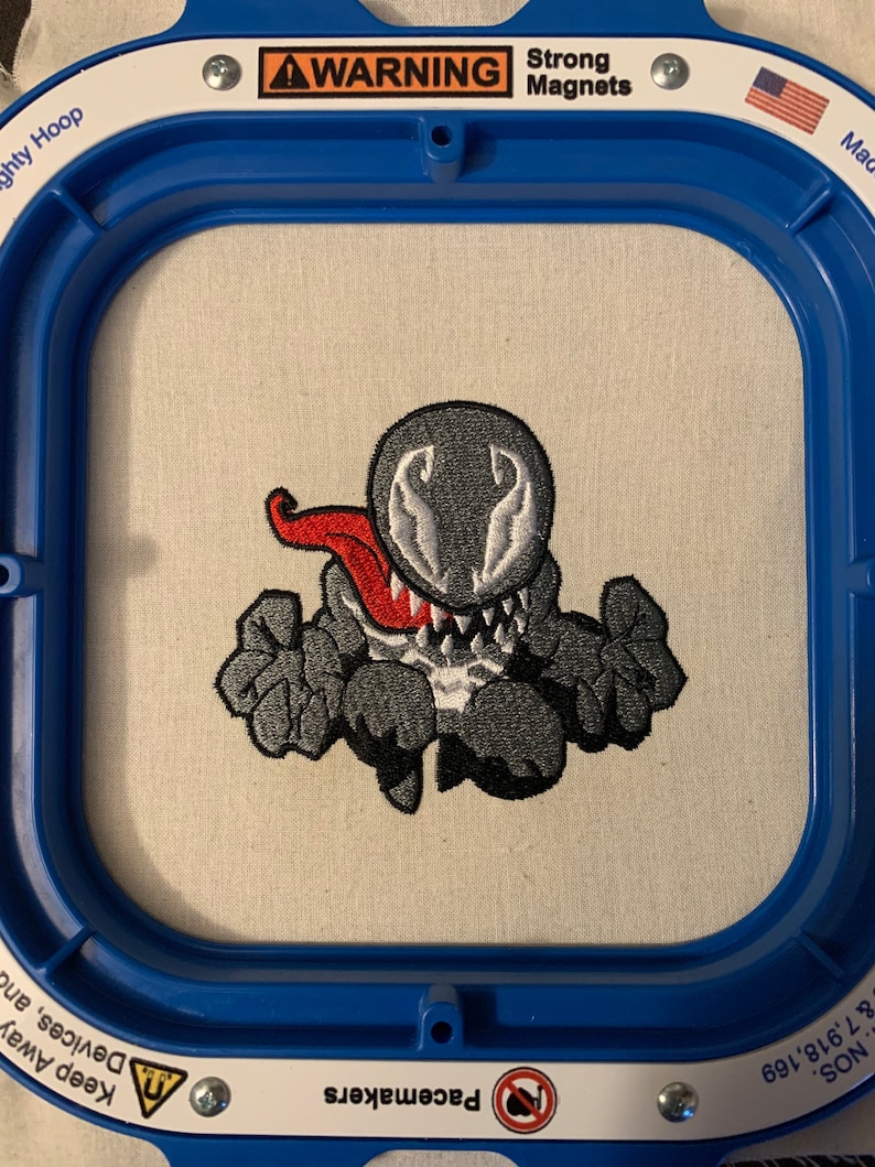 Mini Venom Embroidery File Design Pattern Dst Exp Pes - Etsy Canada