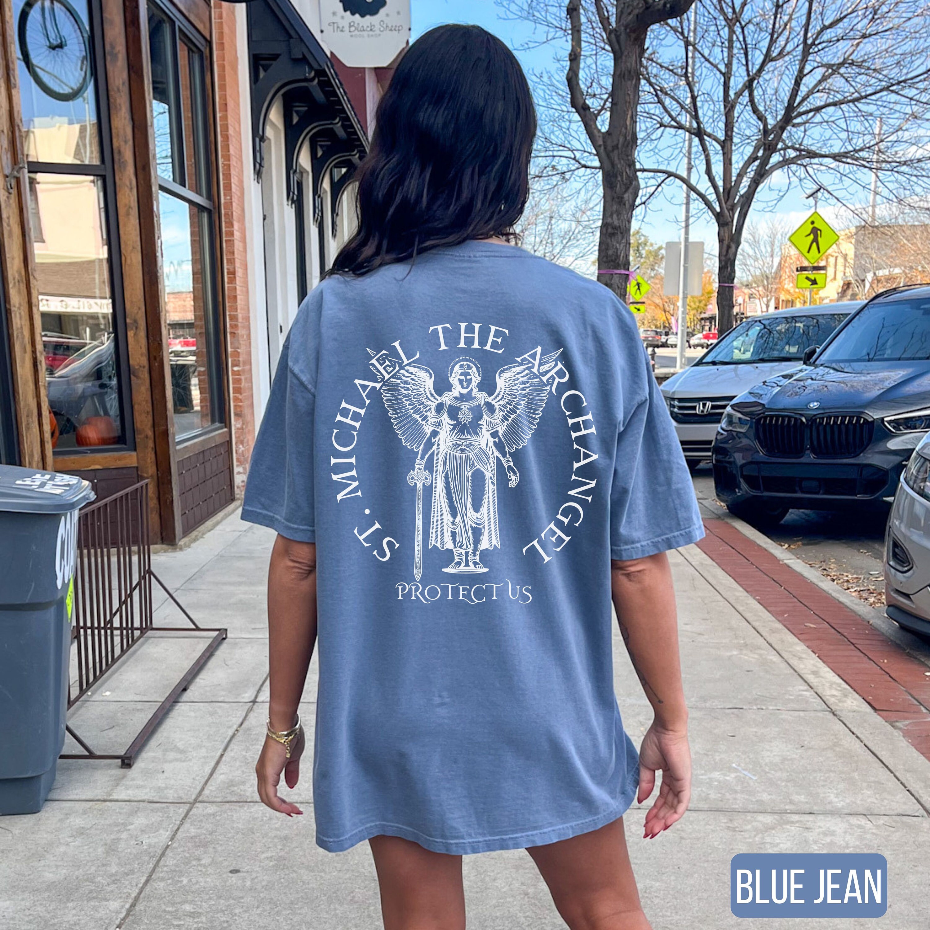Saint Michael the Archangel Shirt, Comfort Colors, Christian Pump Cover ...