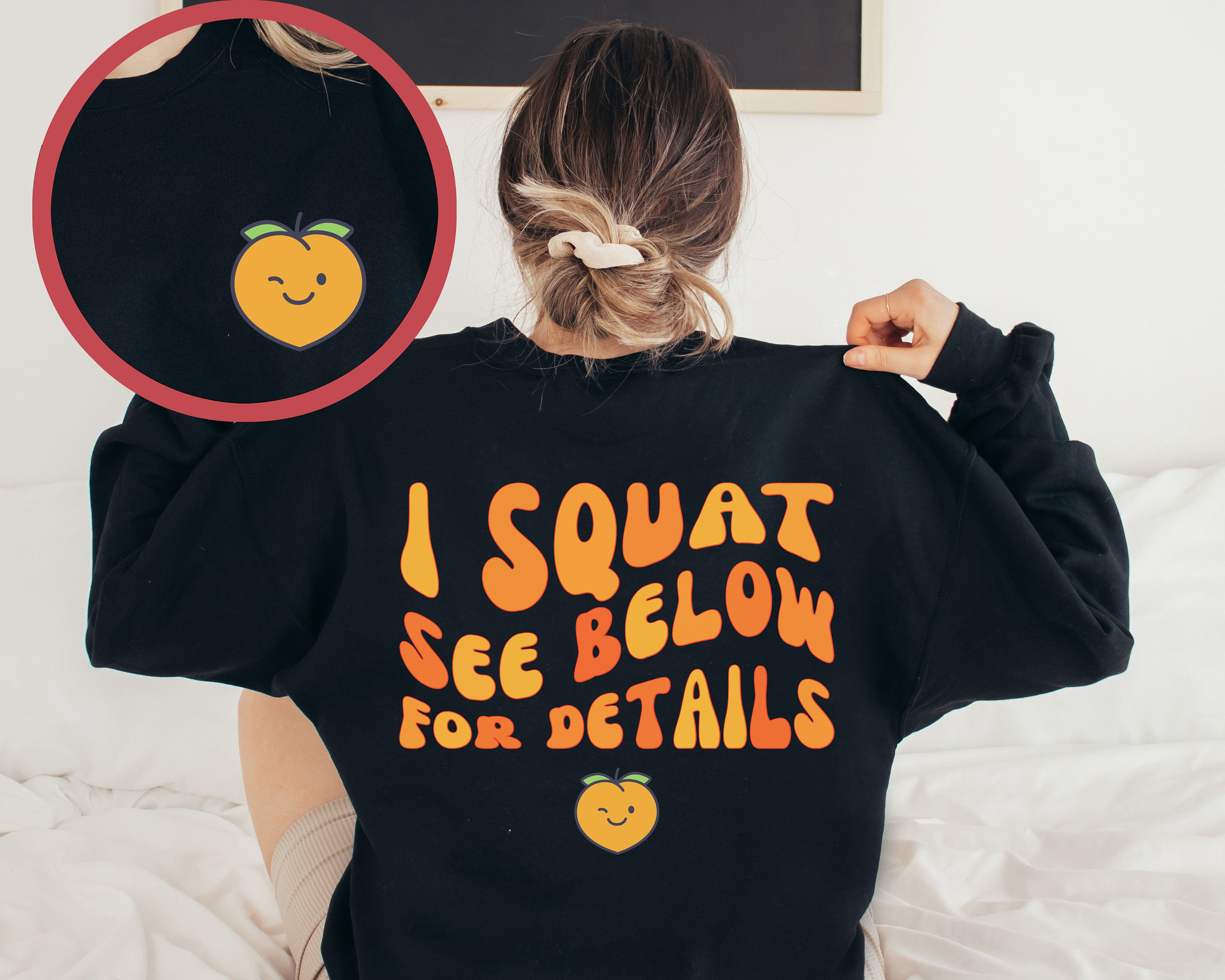 I Squat See Below for Details Sweatshirt, Cute Pump Cover, Funny ...