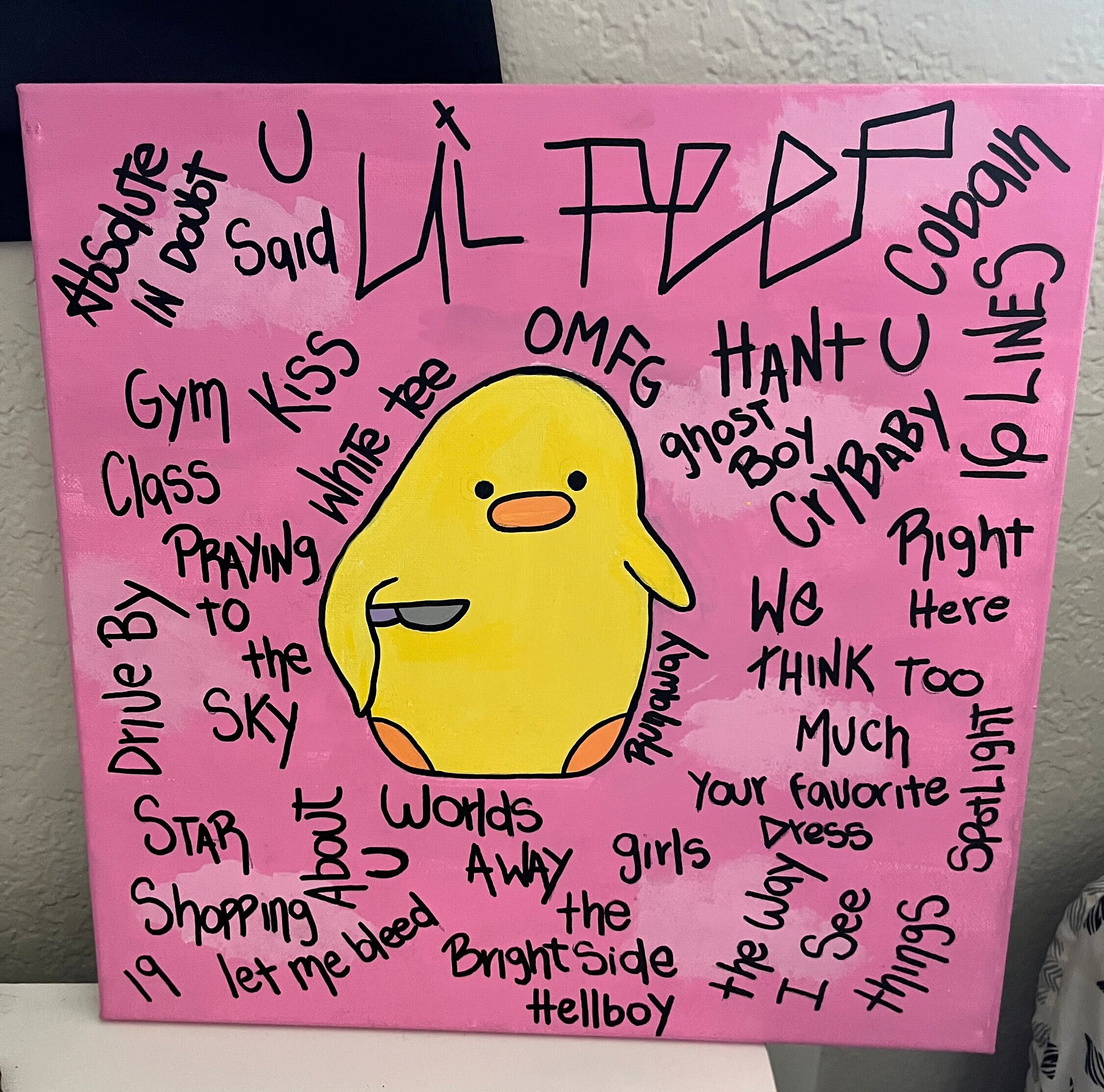 Lil Peep Canvas Design - Etsy