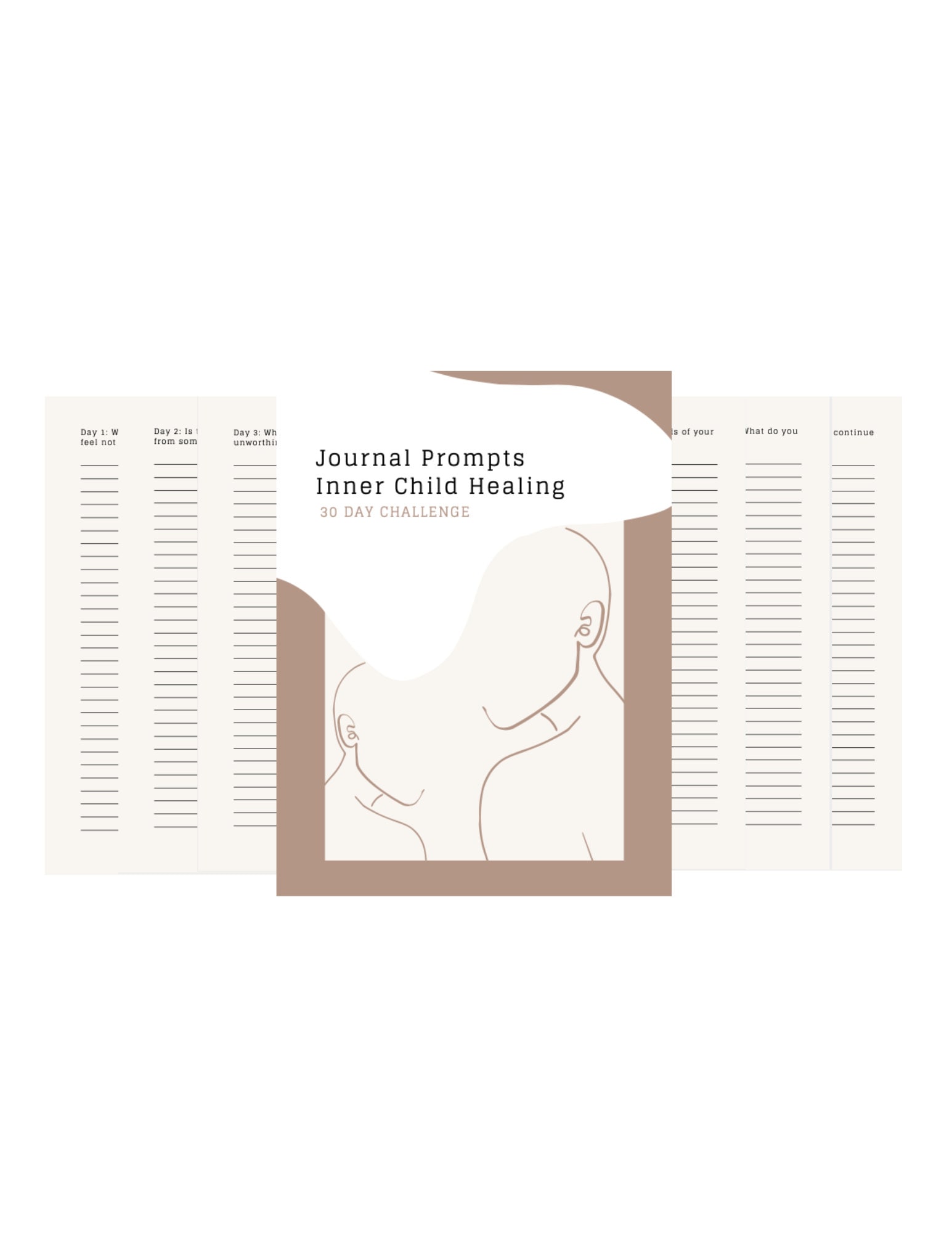 Inner Child Healing Journal Prompts, 30 Day Challenge, Printable ...
