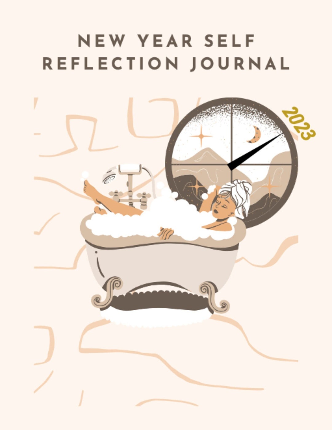 New Year Self Reflection Journal, New Year Resolutions, 50 Journal ...