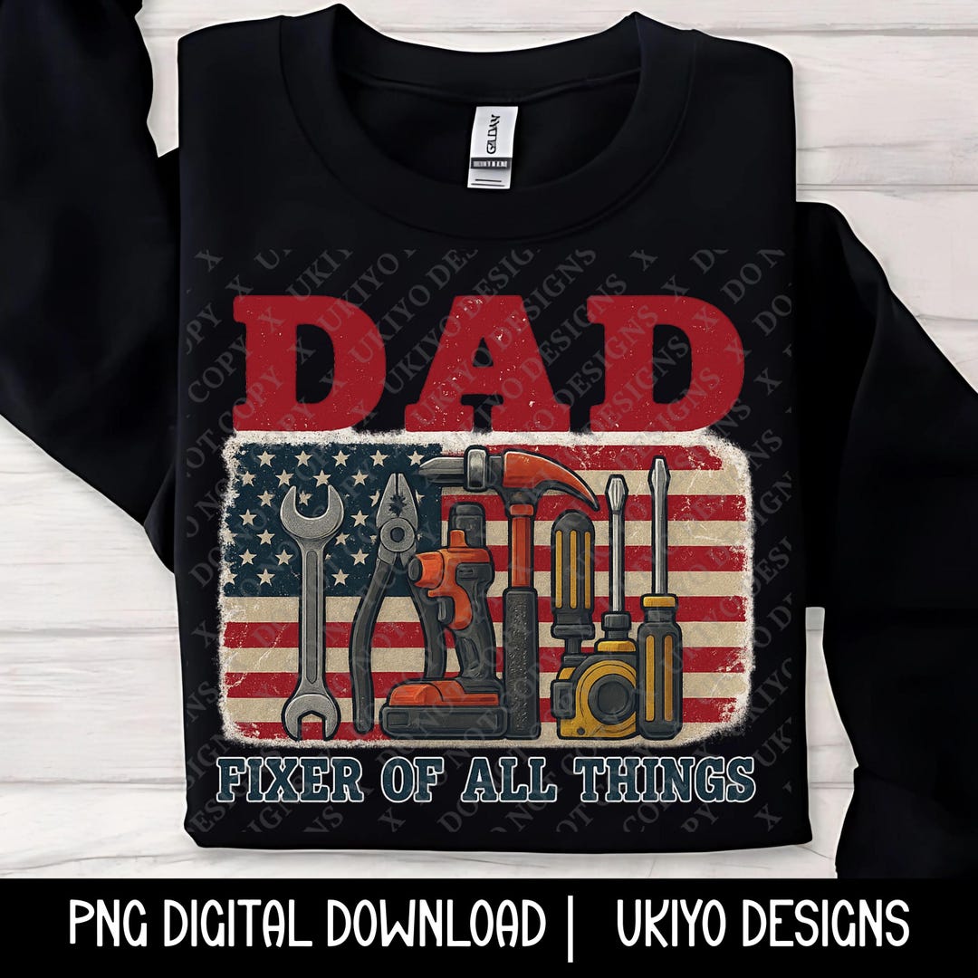 Tool Dad Patriotic PNG, Father's Day Printable (digital Download) - Etsy