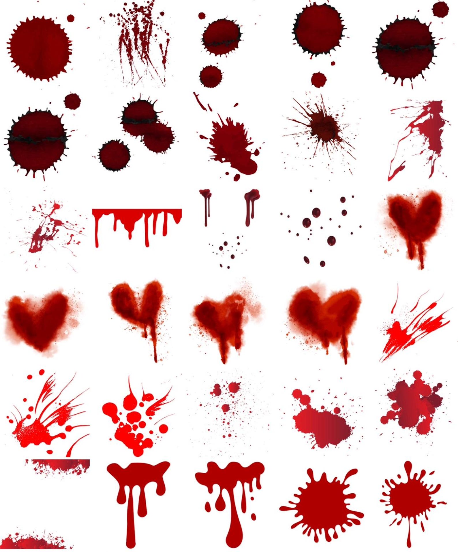 Blood Splatter PNG Clipart | Horror, Halloween Graphics (digital ...