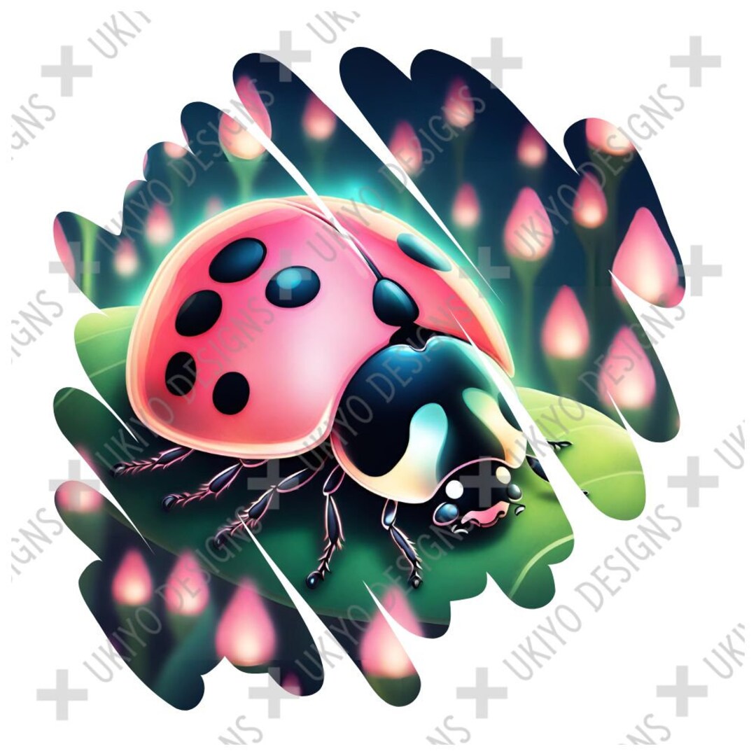 68 Images: Ladybug, Insect, Bugs, Creatures Clipart/png ONLY Bundle ...