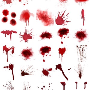 300 Images: Blood Splatter, Scary, Spooky, Halloween, Horror Clipart ...
