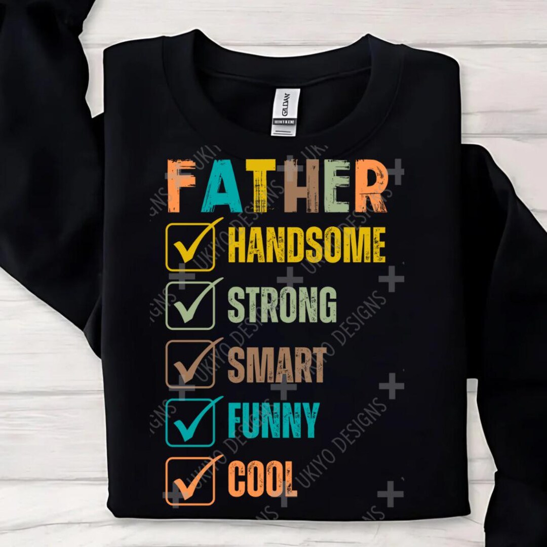 Father's Day Handsome Dad PNG Clipart (digital Download) - Etsy
