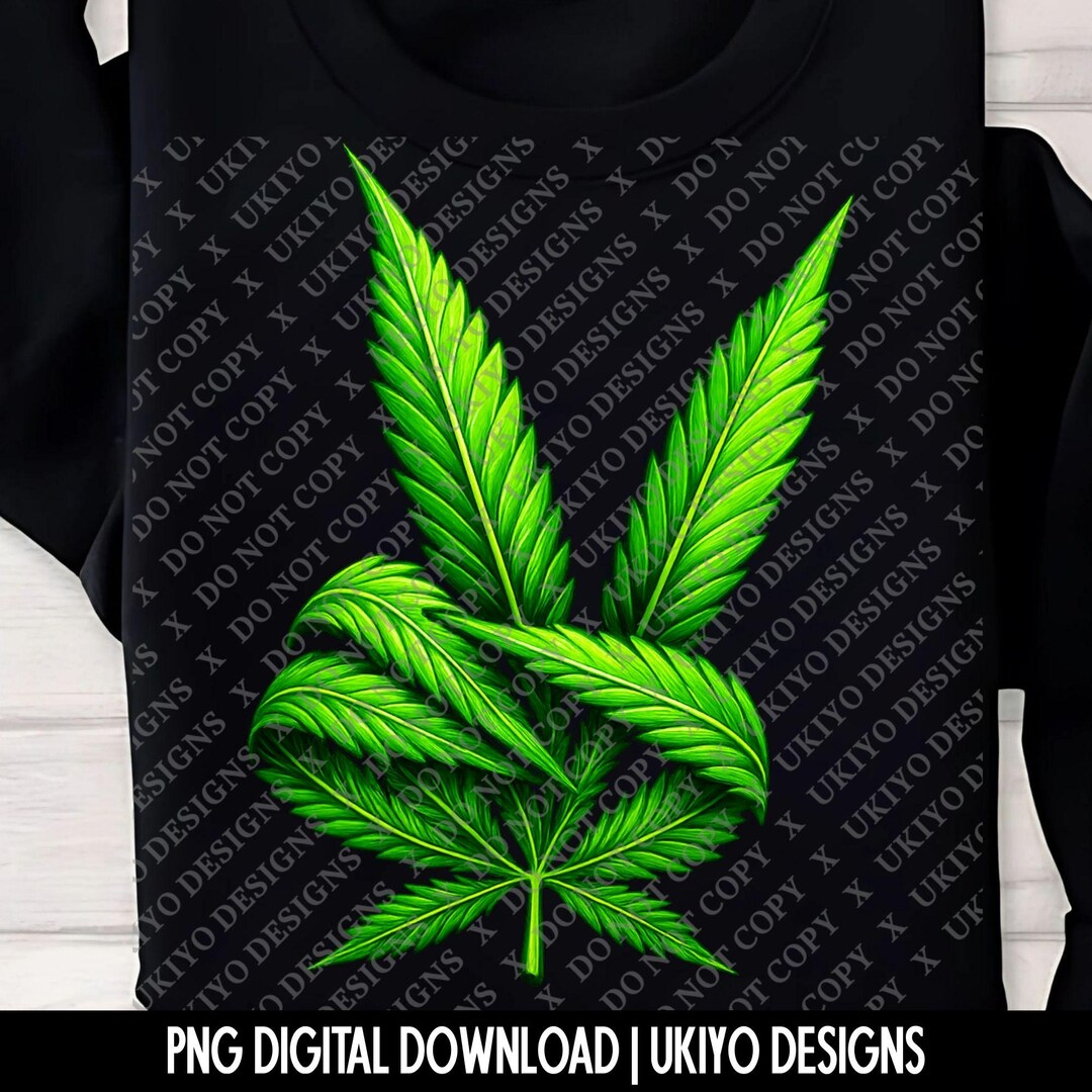 Weed Peace PNG Bundle | Cannabis Leaf Clipart | Marijuana Sublimation ...