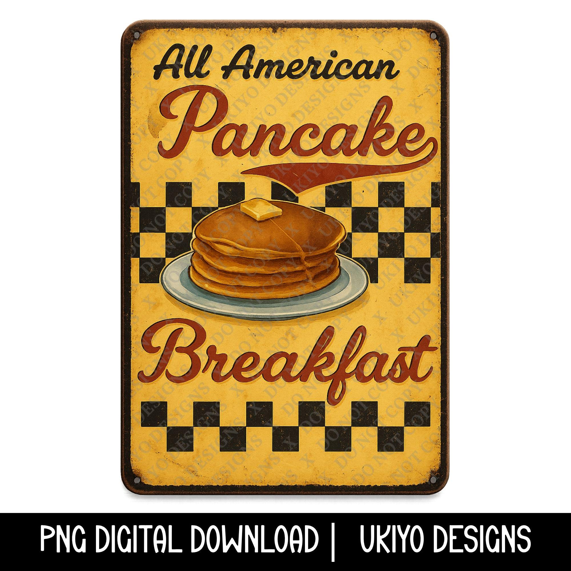 Vintage Diner Food Sign PNG Bundle | Retro Kitchen Clipart for ...