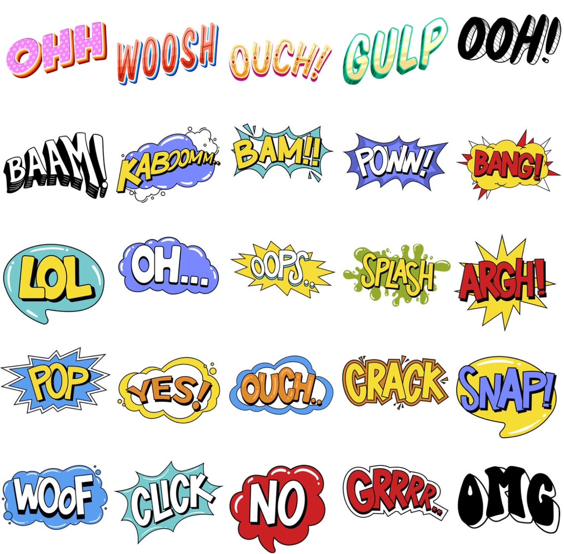 65 Images: Onomatopoeia PNG, Clipart, Comic Boom Sayings, Comic Book ...