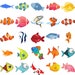 Tropical Fish Clipart, Sea Life PNG, Underwater Designs (digital ...