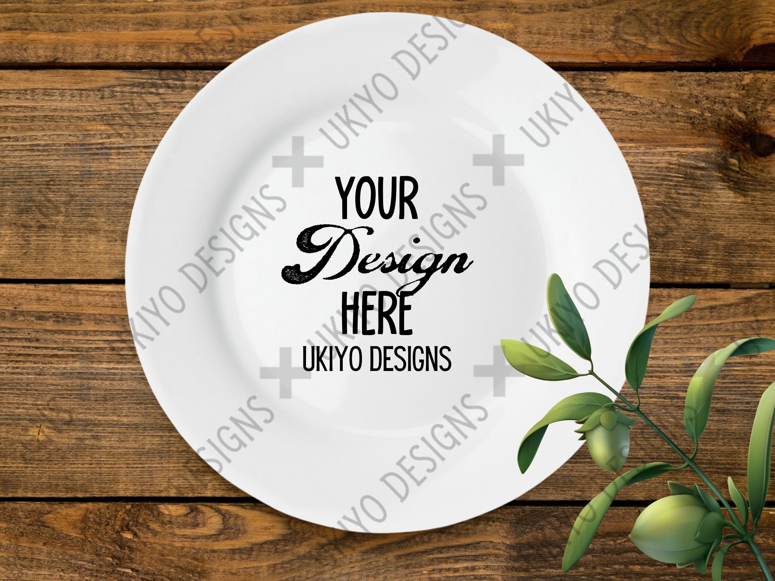 5 Digital Mock Up Mockup Photo Plate Mockup Crockery Mock - Etsy