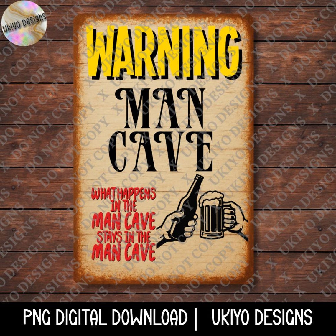 Funny Man Cave PNG Sign Bundle, Tool Rules Decor (digital Download) - Etsy