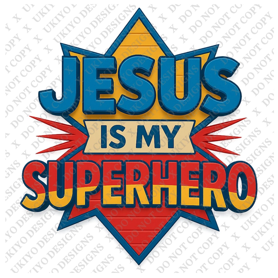 Jesus is My Superhero PNG Digital Download | Christian Faith Shirt ...