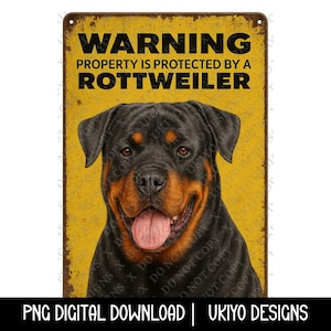 Dog Warning Sign PNG Bundle | Funny and Scary Dog Fence Signs for ...