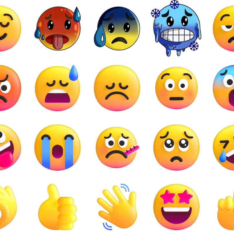 Digital Clipart Emojis - Etsy