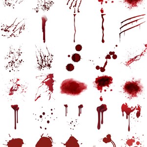 300 Images: Blood Splatter, Scary, Spooky, Halloween, Horror Clipart ...