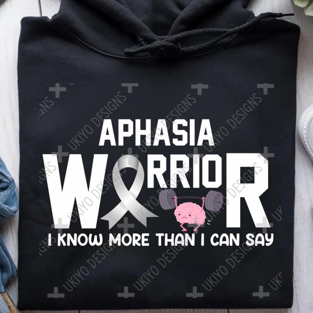 Aphasia Awareness, Aphasia Warrior, Support, Proud Caregiver PNG ONLY ...