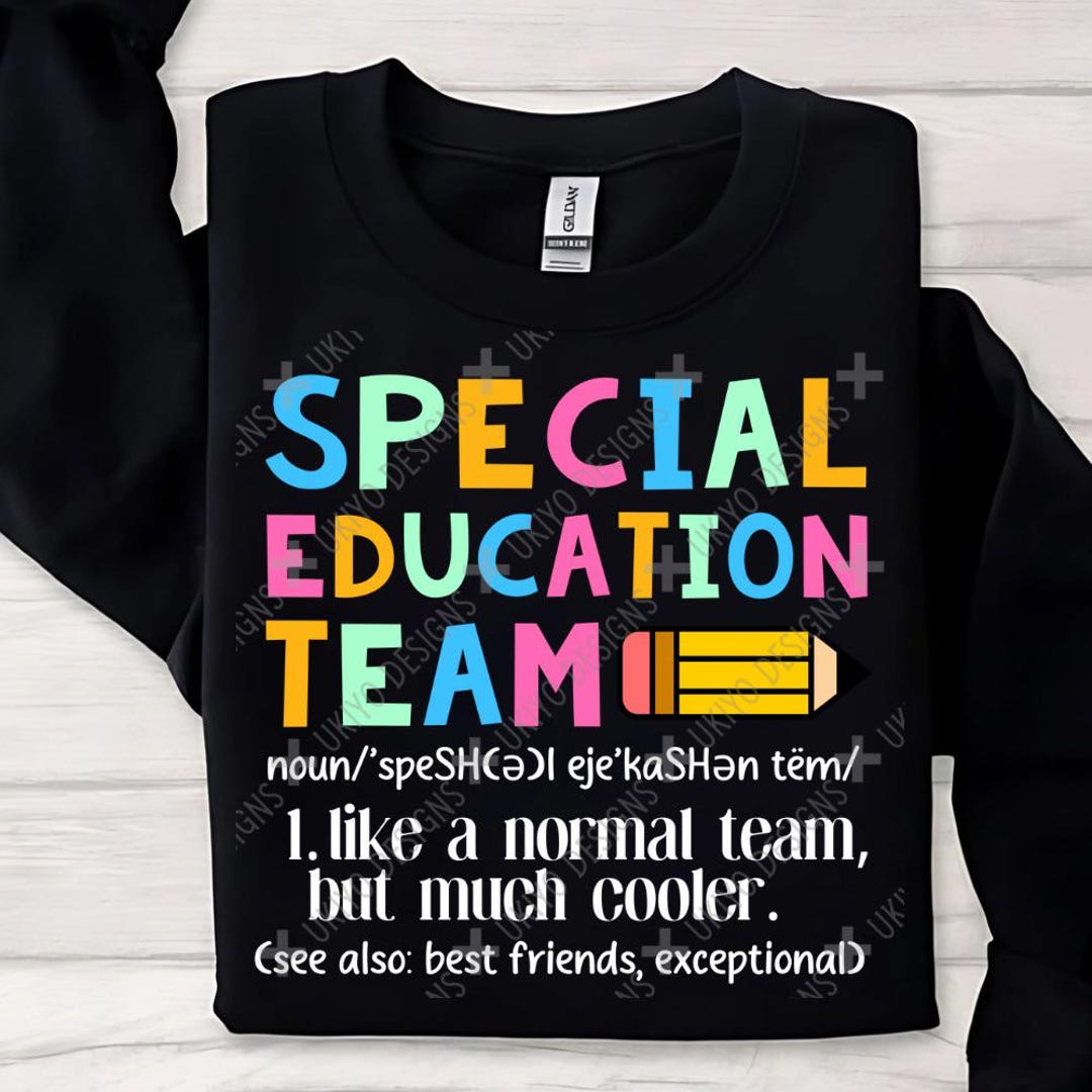 Special Education Team PNG, Teacher Gift (digital Download) - Etsy