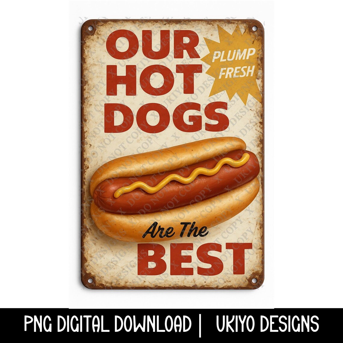 Vintage Diner Food Sign PNG Bundle | Retro Kitchen Clipart for ...