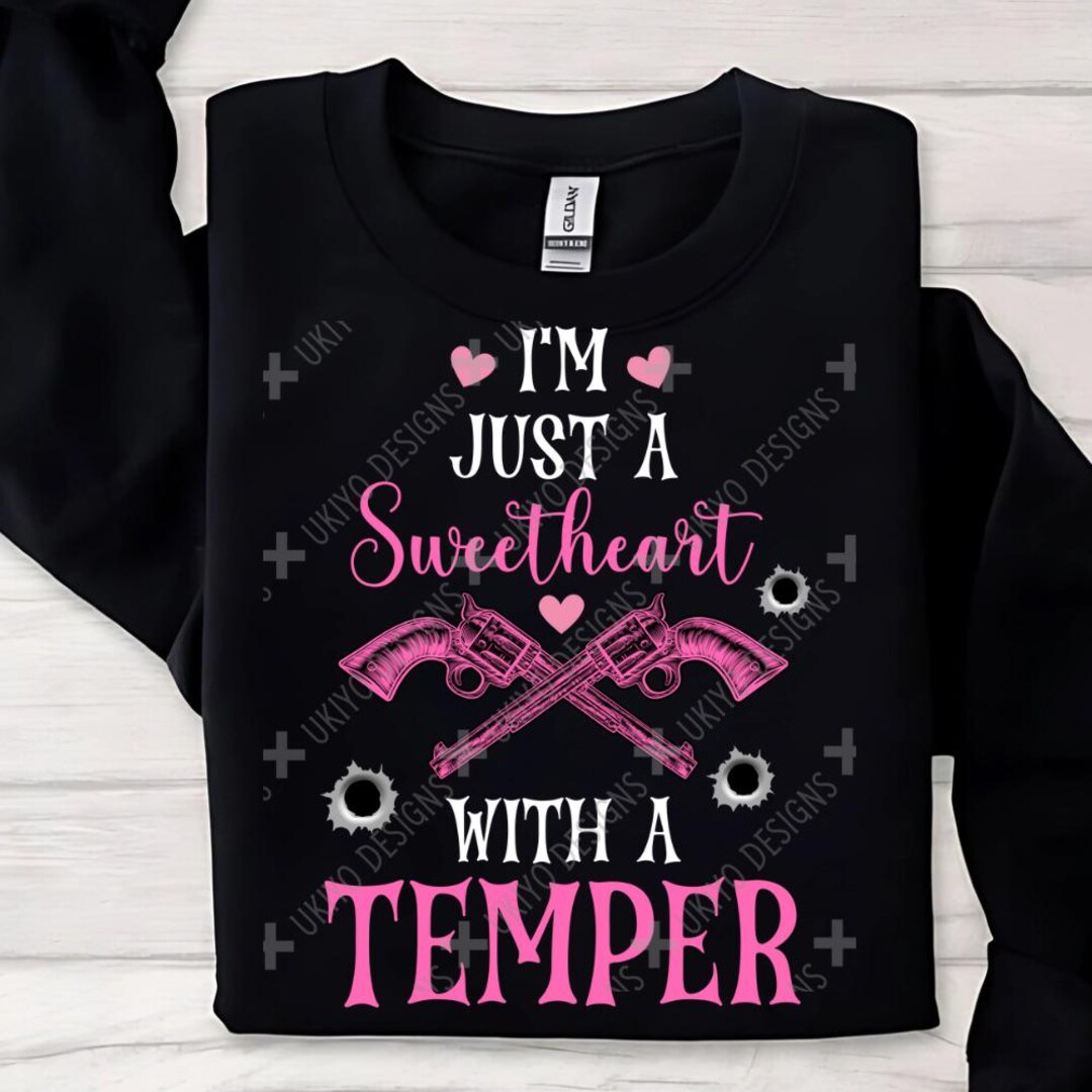 Sweetheart With A Temper PNG, Sassy Clipart Design (digital Download ...