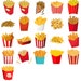21 Images: French Fries, Food, Junk Food Clipart/png Bundle, Digital ...