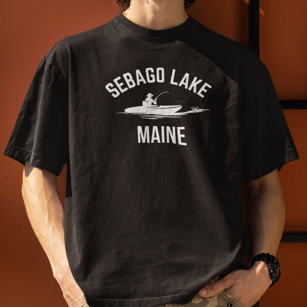 Sebago Lake Maine Shirt. Sebago Lake T-shirt. Frye Island Maine Shirt ...