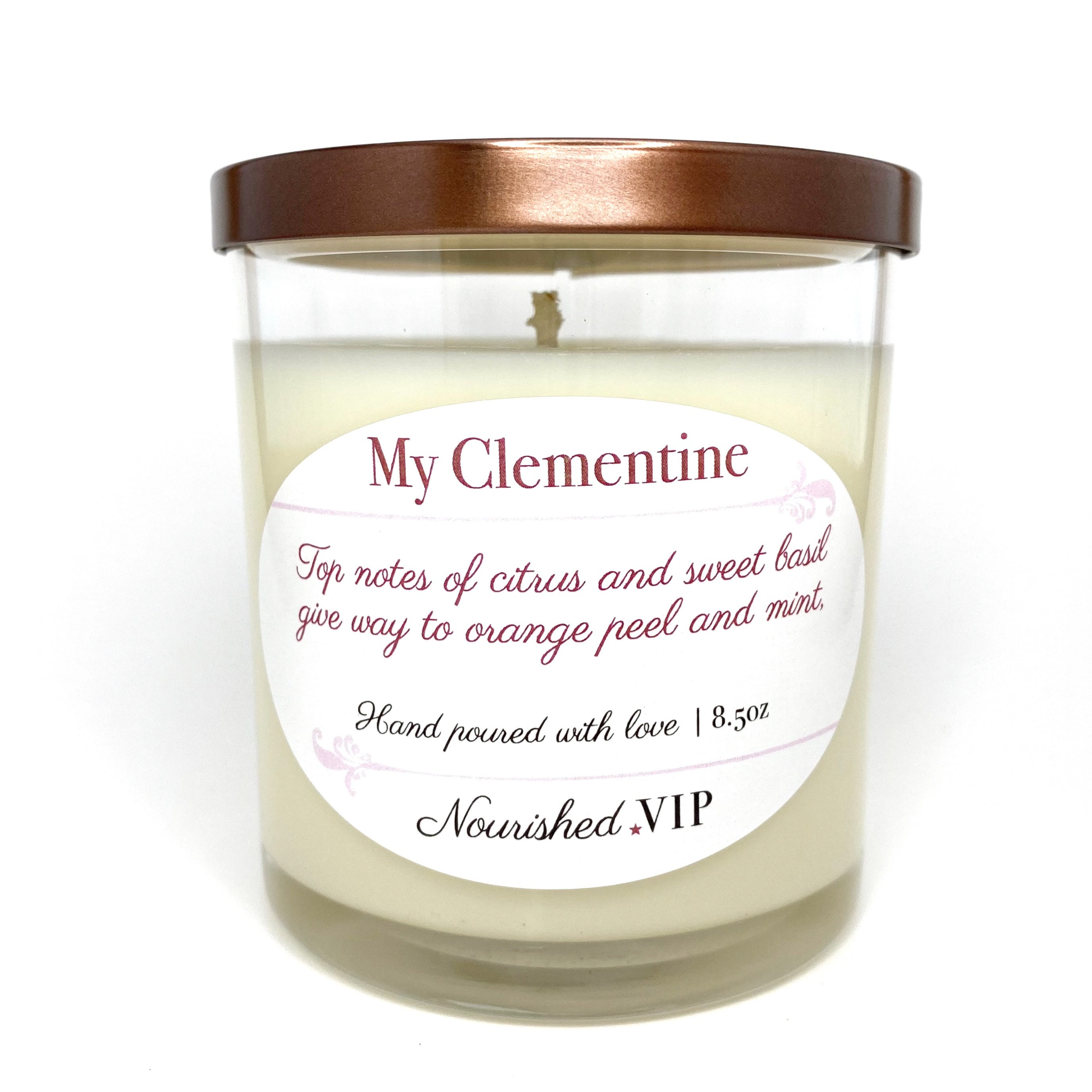 My Clementine is a luxury candle that smells like citrus and basil ...