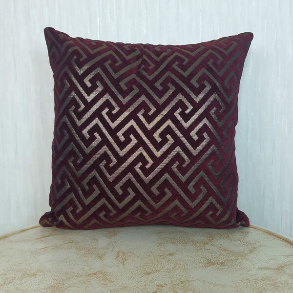 Greek Key Cushion - Etsy