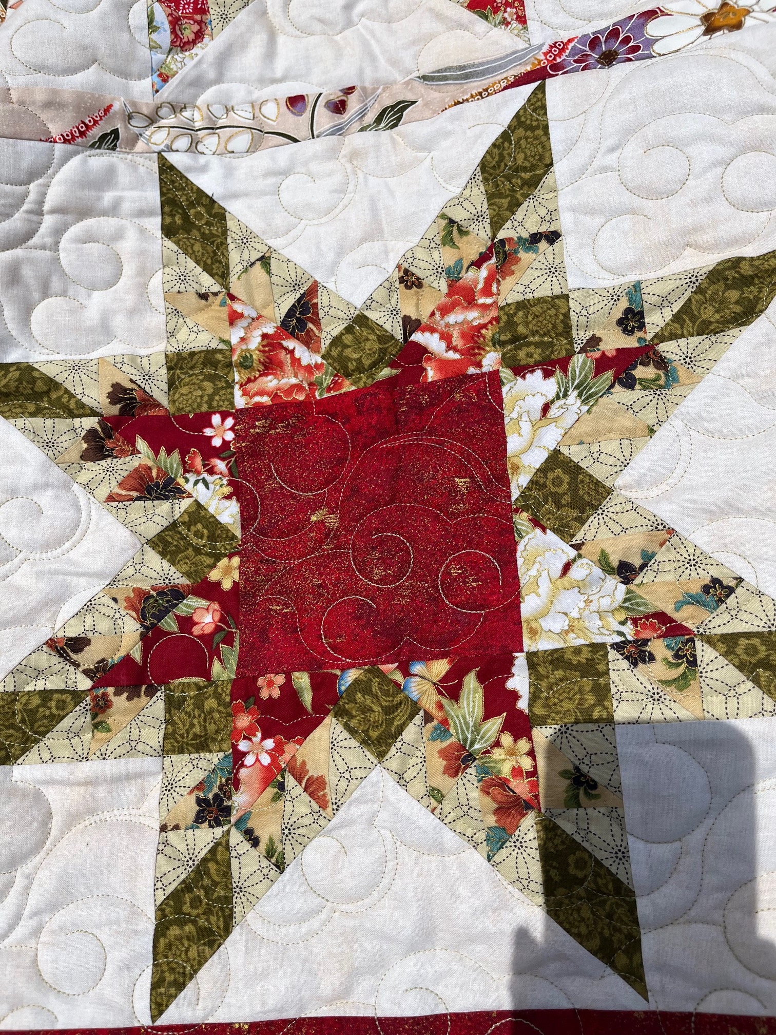 Christmas Star Quilt - Etsy