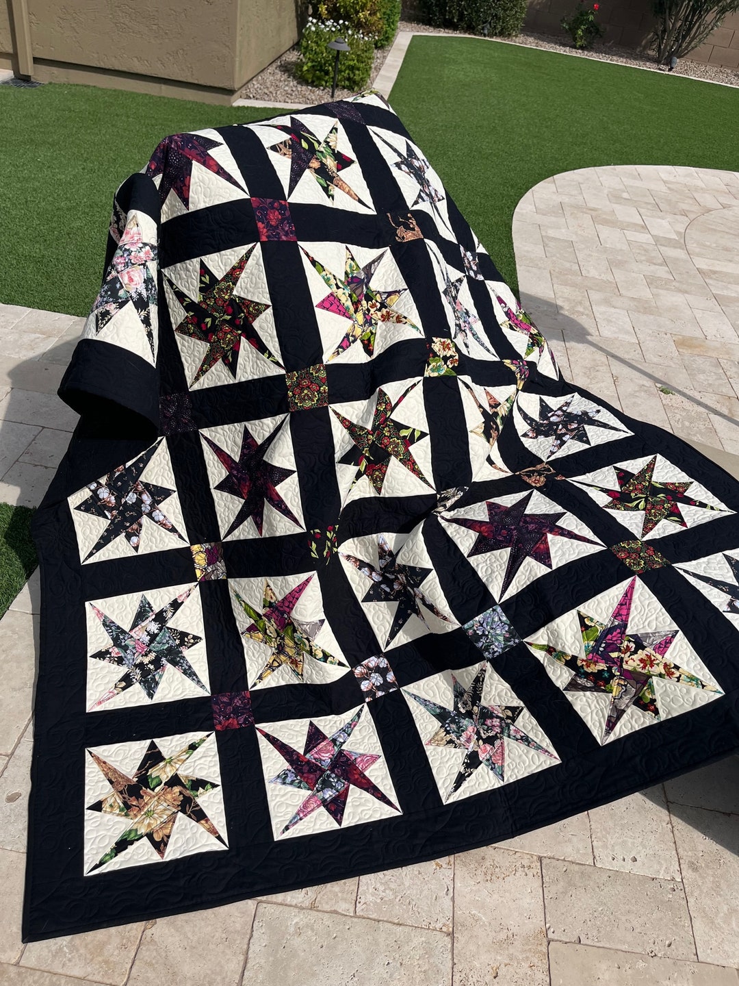 Black Starry Path - Etsy