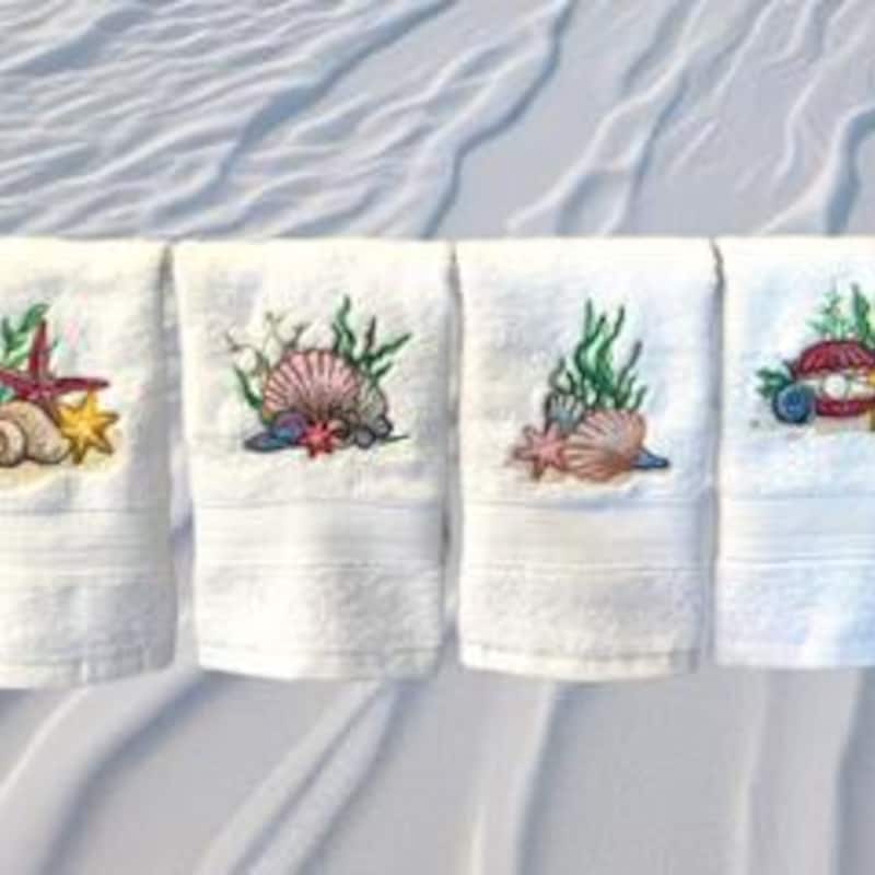 Seashell Towel - Etsy
