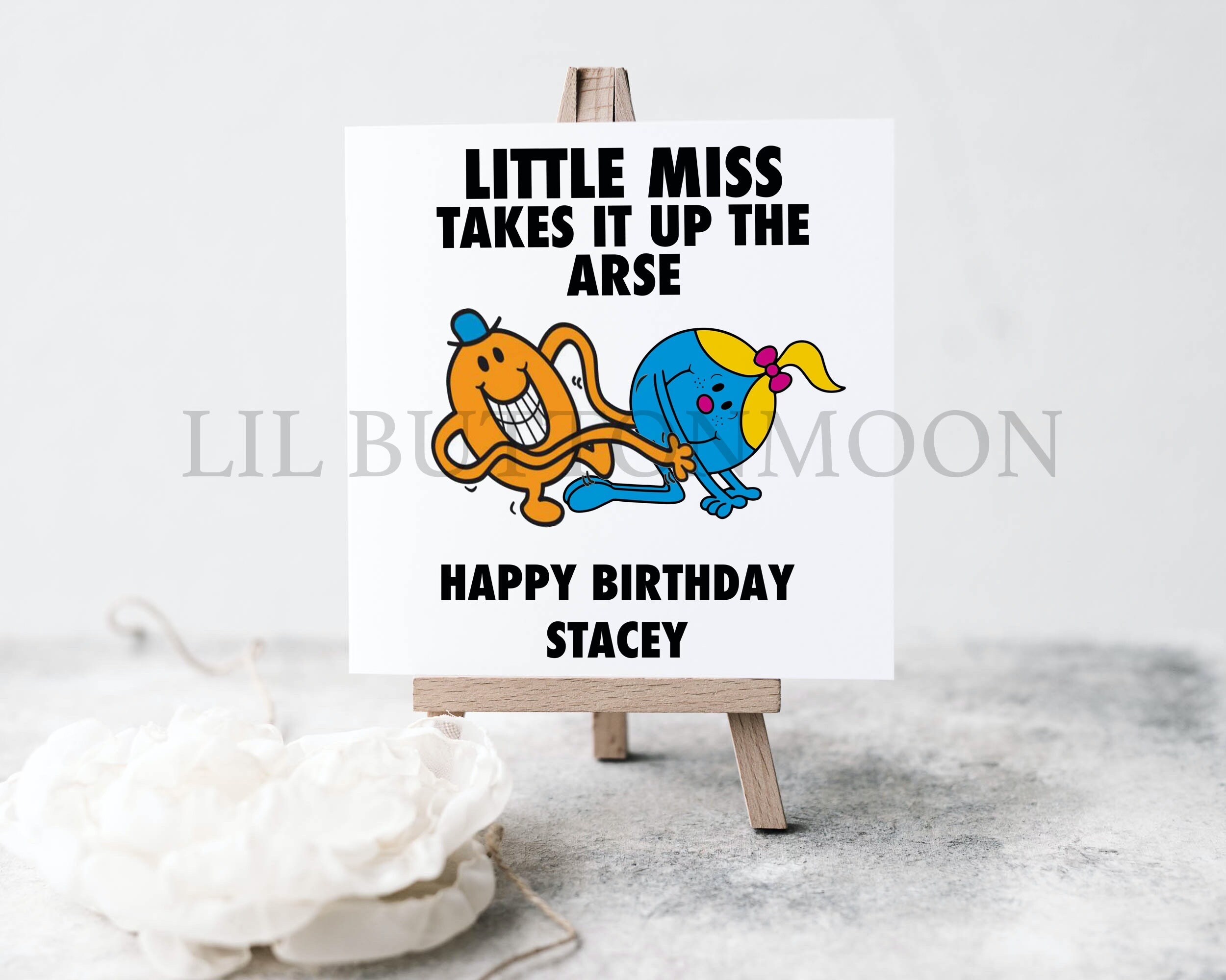 Funny NAUGHTY Mr Men & Little Miss Cards, Takes It up the Arse , Any ...