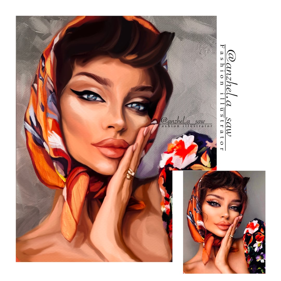 Digital Oil Painting From Photo | Custom Digital Oil Portrait ...