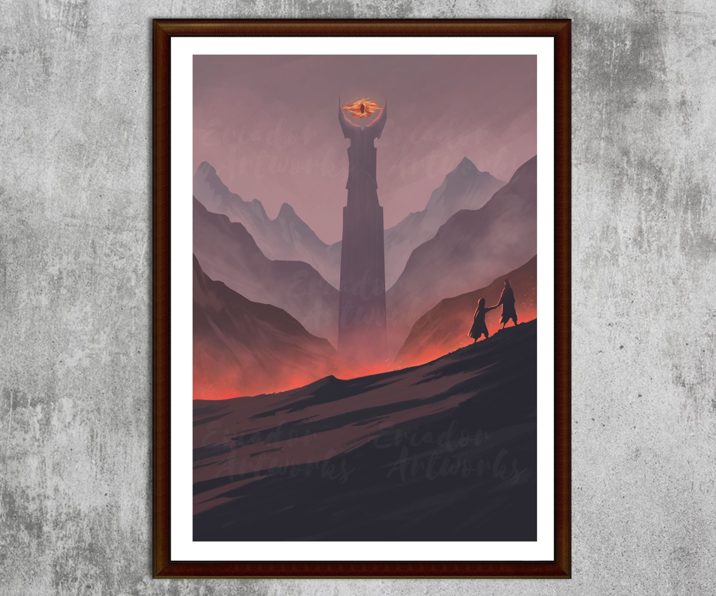 Lord of the Rings Poster Set Minimalist Hobbiton Caradhras - Etsy UK