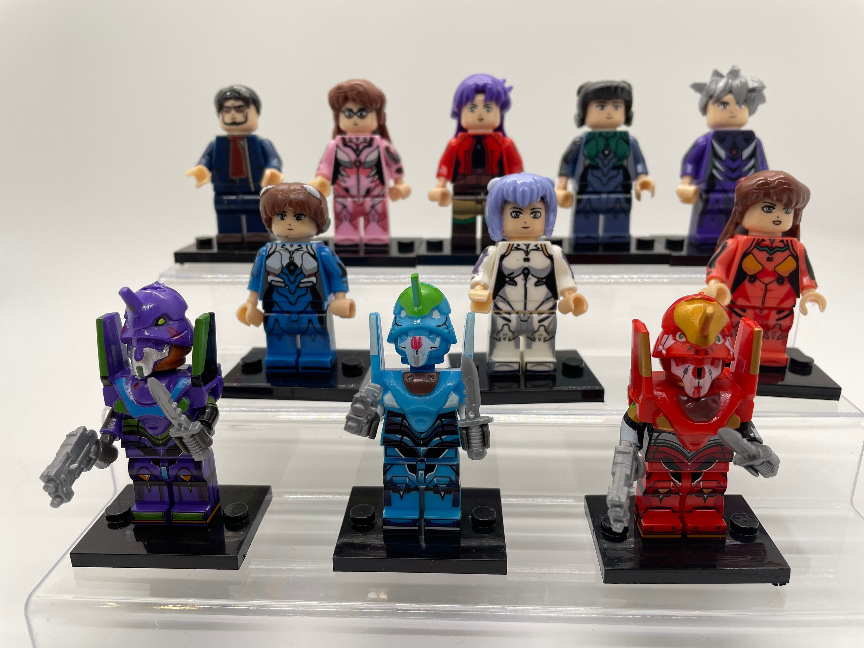 Neon Genesis Evangelion Figures 11x Complete Set Toys - Etsy