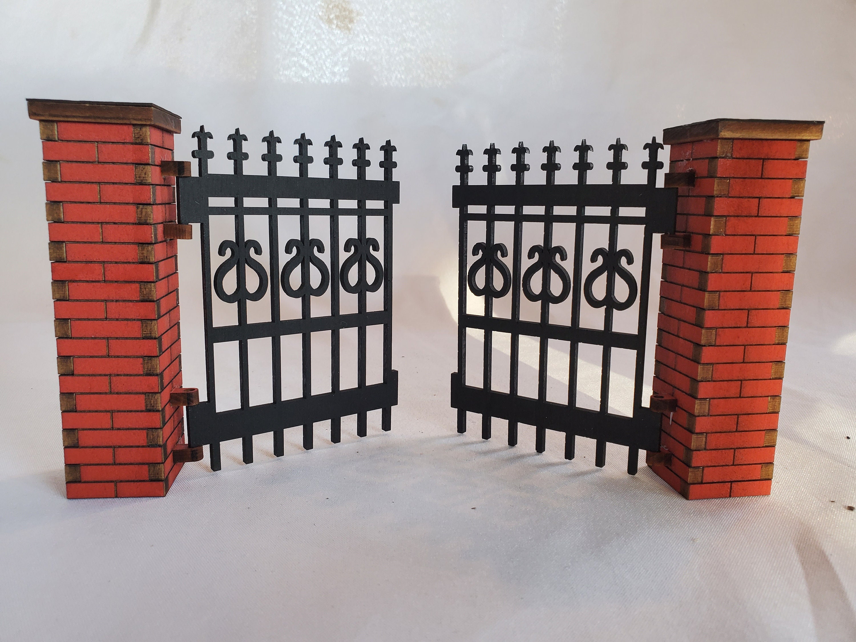 Double Brick Dollhouse S Gate - Etsy
