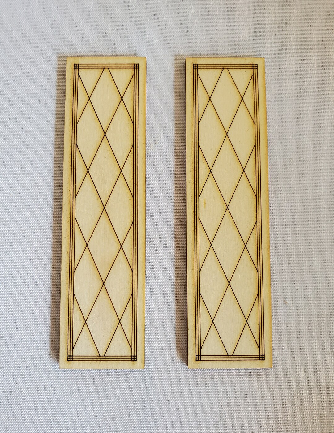 Half-scale Crosshatch Dollhouse Shutters - Etsy
