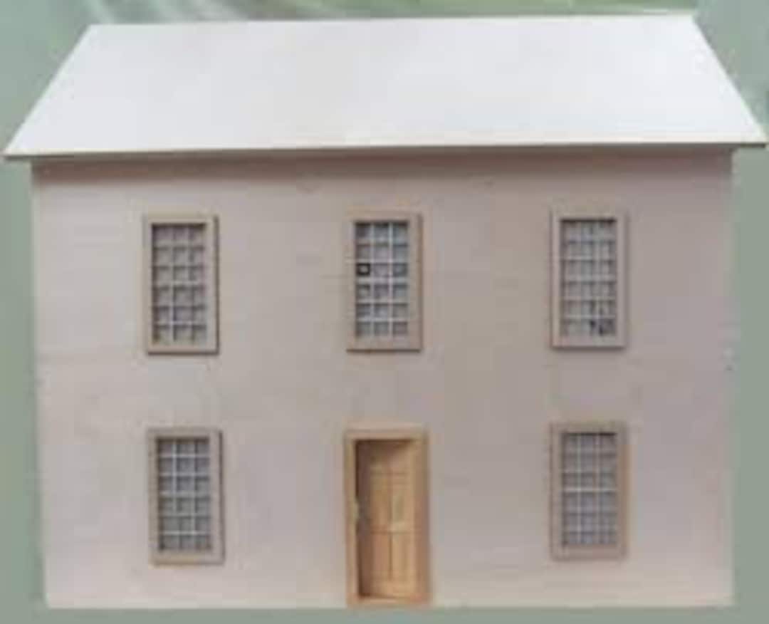 Colonial Dollhouse (fully Assembled) - Etsy
