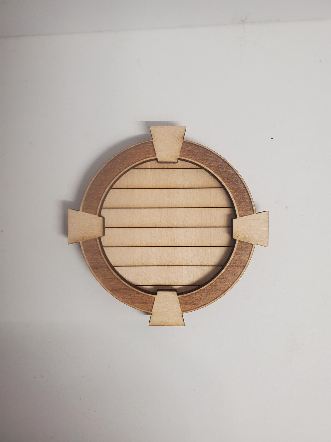 Halfscale Dollhouse Gable Vent With Keystone - Etsy