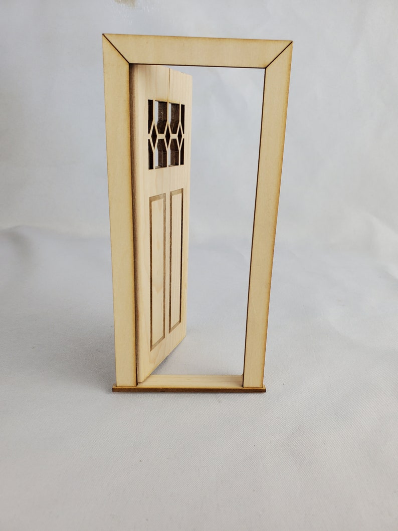 Small Diamond Top Dollhouse Door - Etsy