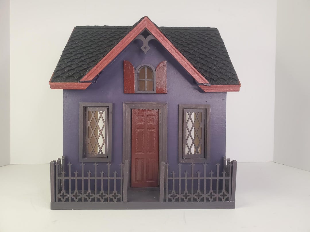Finished 'spooky' Miniature Playhouse - Etsy