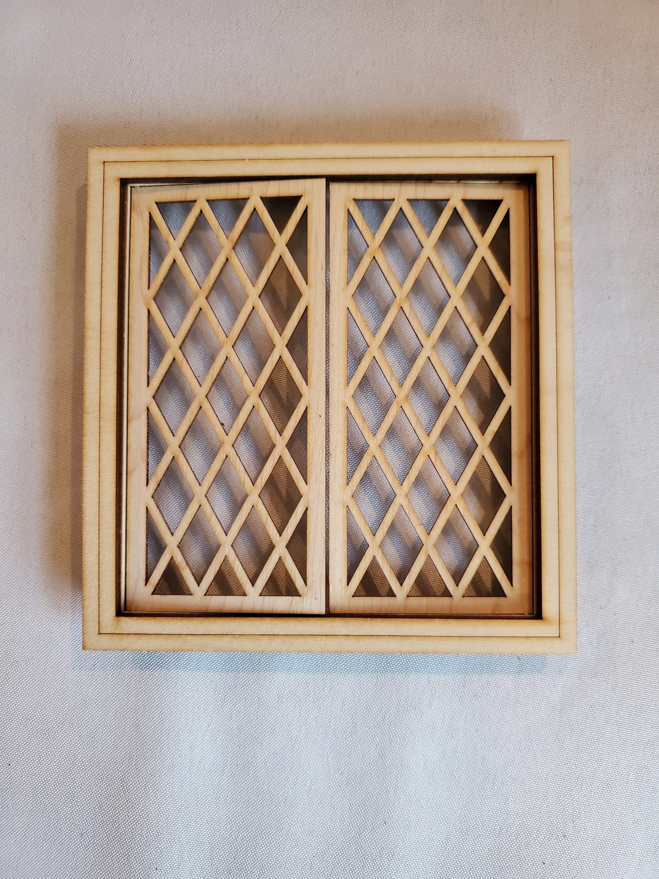 Double Casement Diamond Window - Etsy