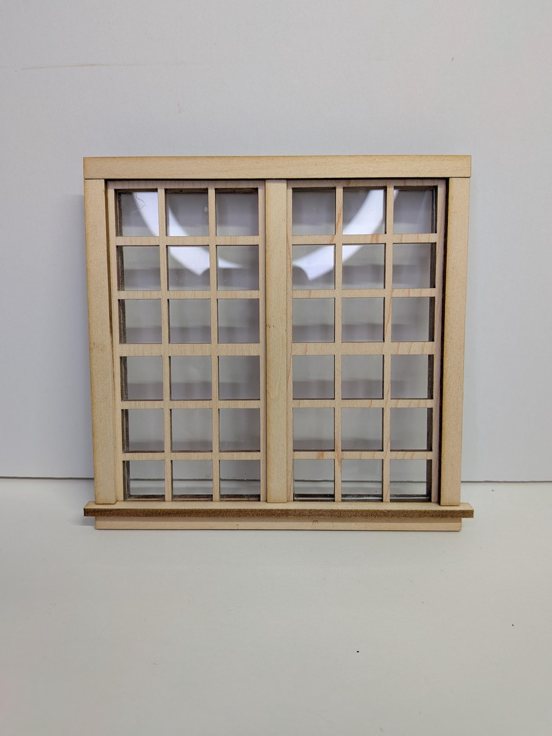 9/9 Double Dollhouse Window - Etsy