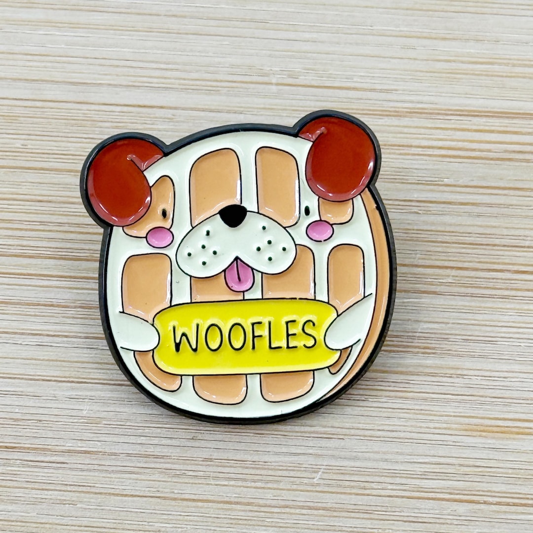 Woofles Soft Enamel Pin, Pun Pins, Meme Themed, Funny Enamel Pins ...